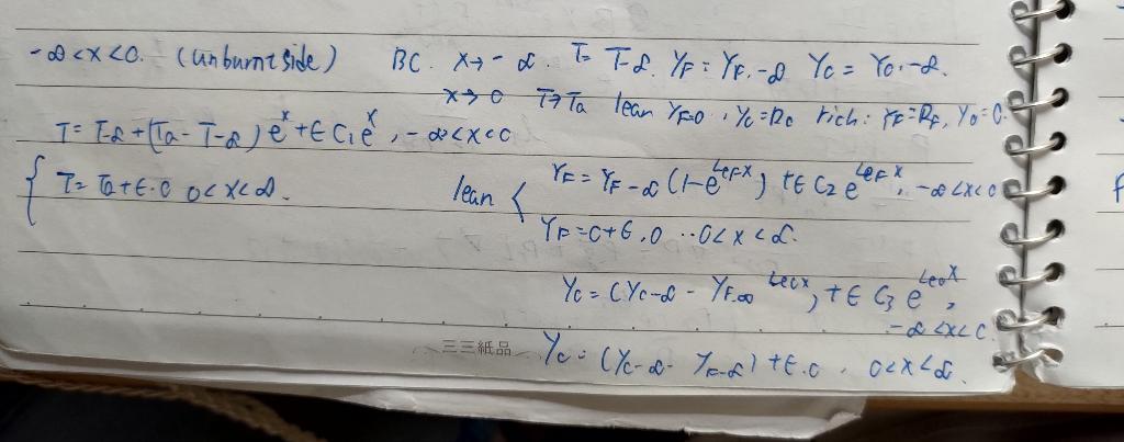 Plane premixed flame based on tion- ractar matel with | Chegg.com