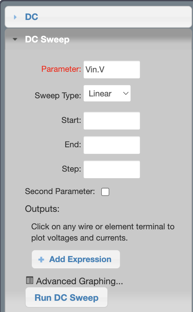 A) What are the simulated DC bias parameters? Submit | Chegg.com