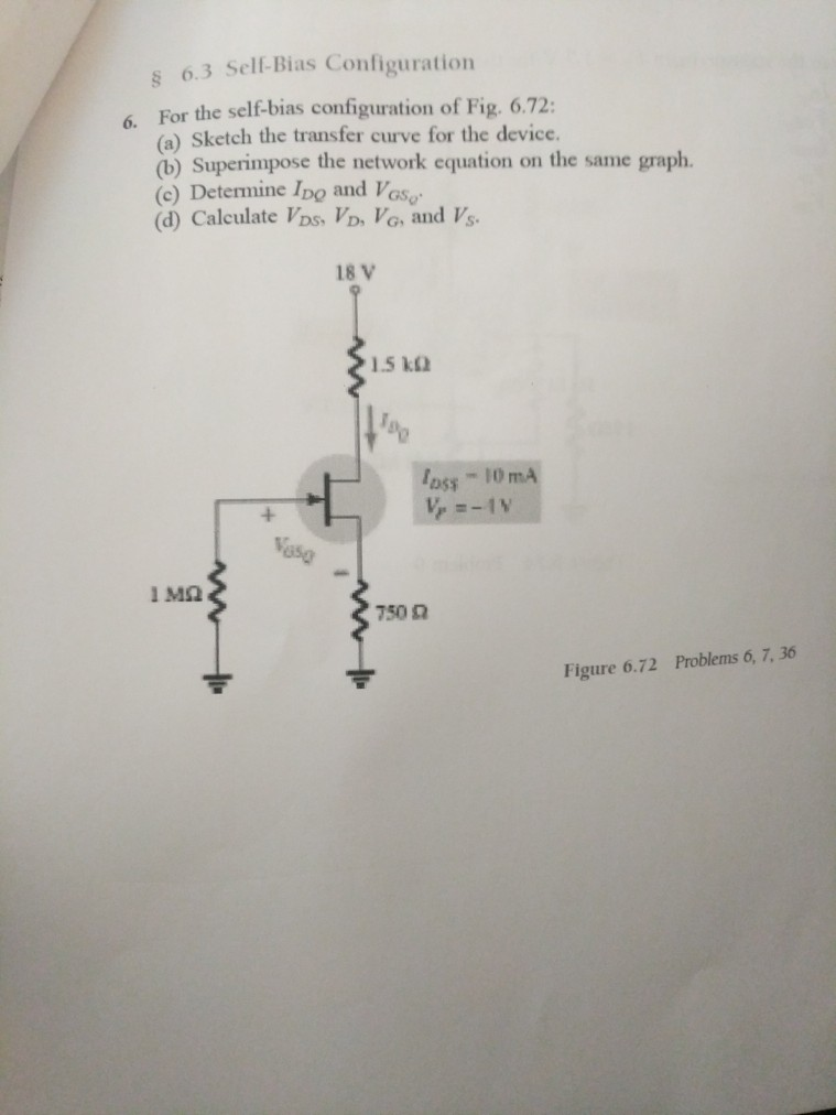 Solved s 62 Fixed-Bias Configuration 1. For the fixed-bias | Chegg.com