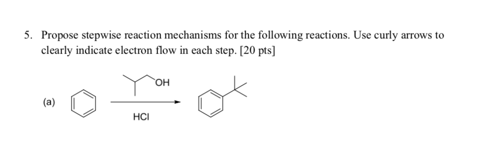 Solved Propose stepwise reaction mechanisms for the | Chegg.com