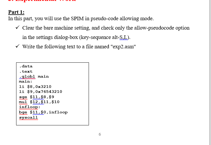 Solved # A demonstration of some simple MIPS instructions # | Chegg.com
