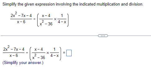 Solved Simplify the given expression involving the indicated | Chegg.com