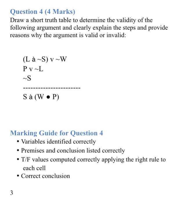 Solved Draw a short truth table to determine the validity of | Chegg.com Solved Draw a short truth table to determine the validity of | Chegg.com