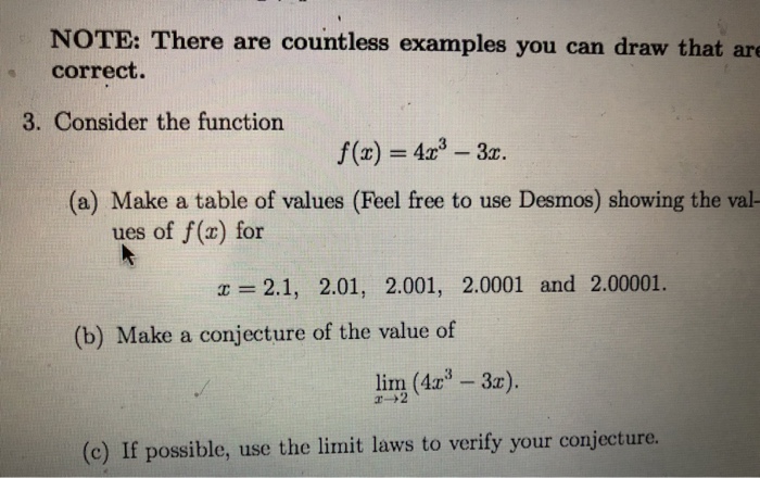 Solved NOTE: There are countless examples you can draw that | Chegg.com