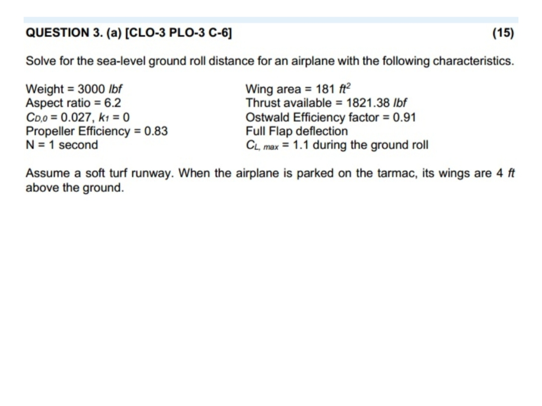 Solved QUESTION 3. (a) [CLO-3 PLO-3 C-6] (15) Solve for the | Chegg.com