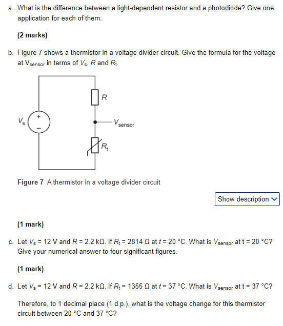 Solved a. ﻿What is ﻿the difference between a light-dependent | Chegg.com