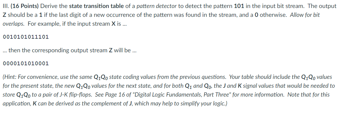 Solved Consider the following behavior of a sequential | Chegg.com
