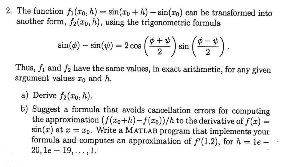 Solved Need help with this numerical analysis / scientific | Chegg.com