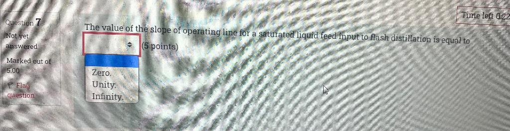 Solved Time left 0:20 Question 5 The rectifying section of | Chegg.com