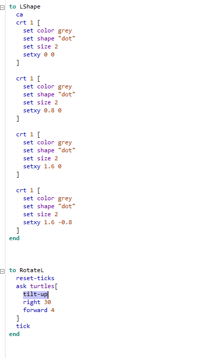 Solved I'm having trouble with NetLogo. I'm trying to rotate | Chegg.com