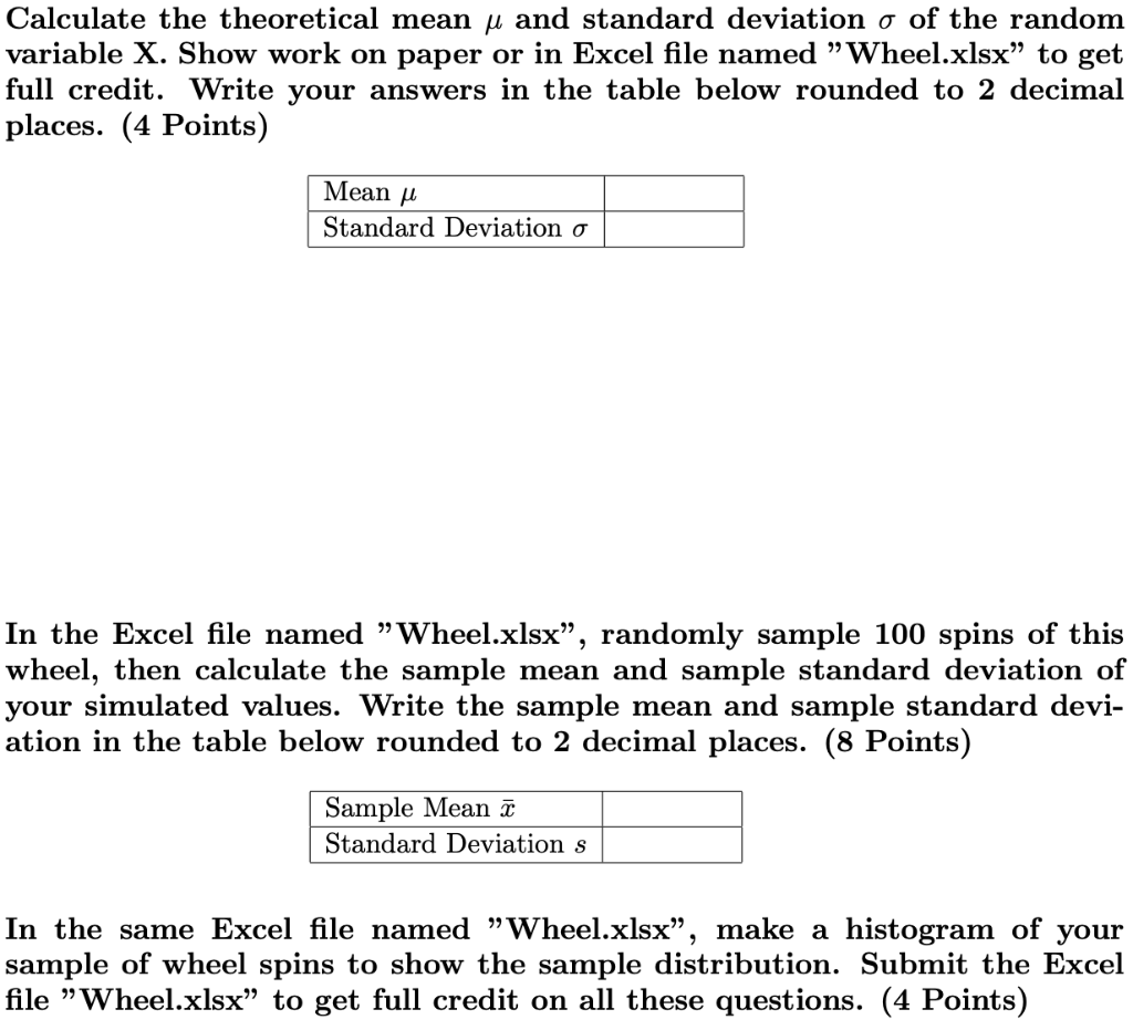 Solved Consider the wheel below which you have the | Chegg.com