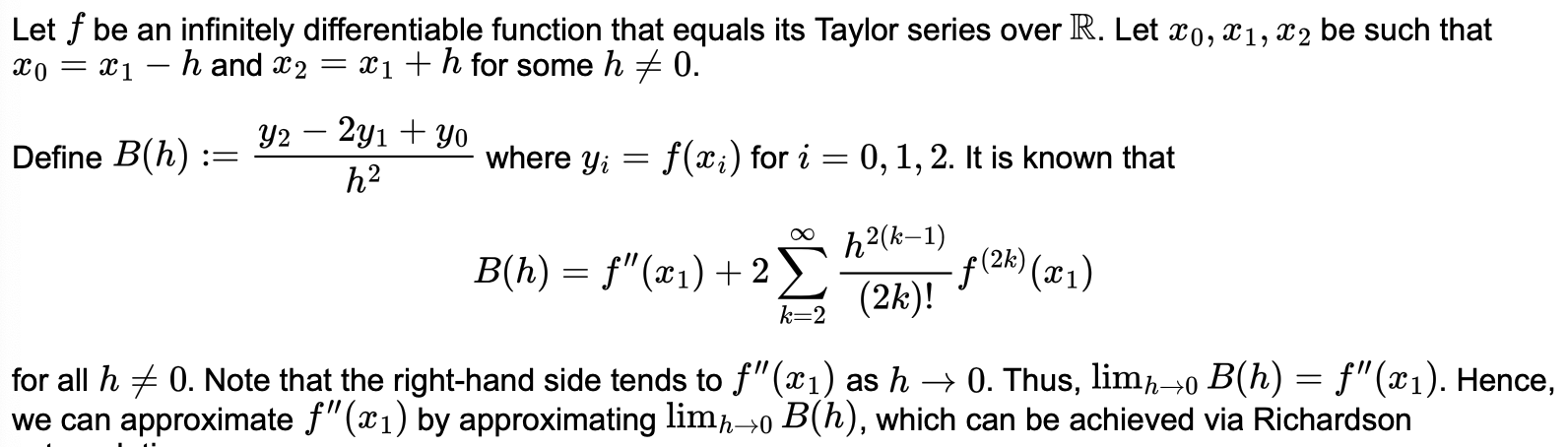 Solved Let F Be An Infinitely Differentiable Function That