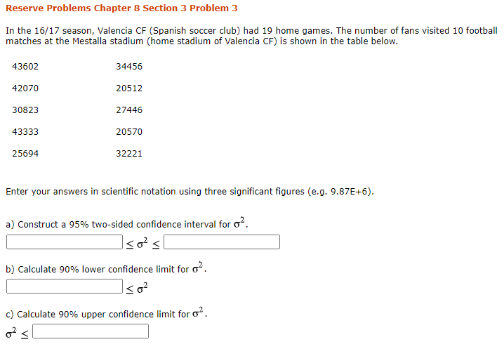 Solved Reserve Problems Chapter 8 Section 3 Problem 3 In The