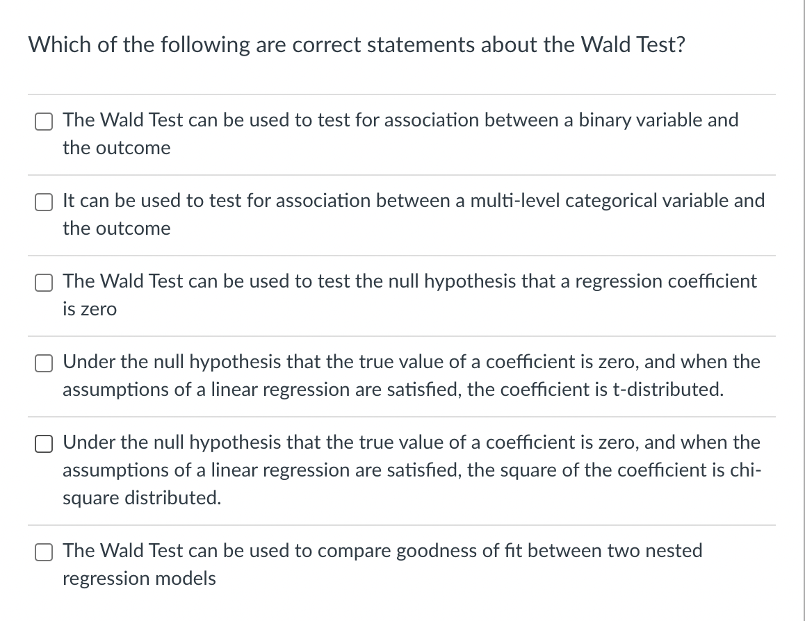 Solved Which of the following are correct statements about | Chegg.com