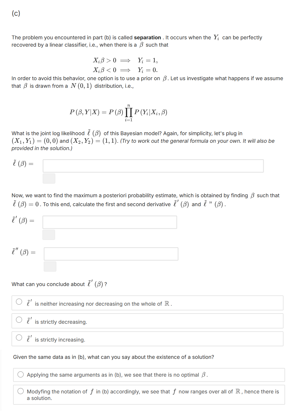 Solved (c)The problem you encountered in ﻿part (b) is | Chegg.com