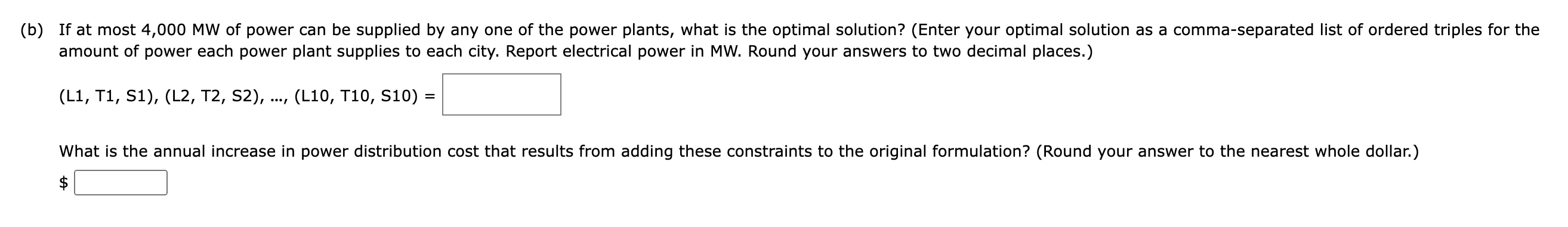 Solved Aggie Power Generation supplies electrical power to | Chegg.com