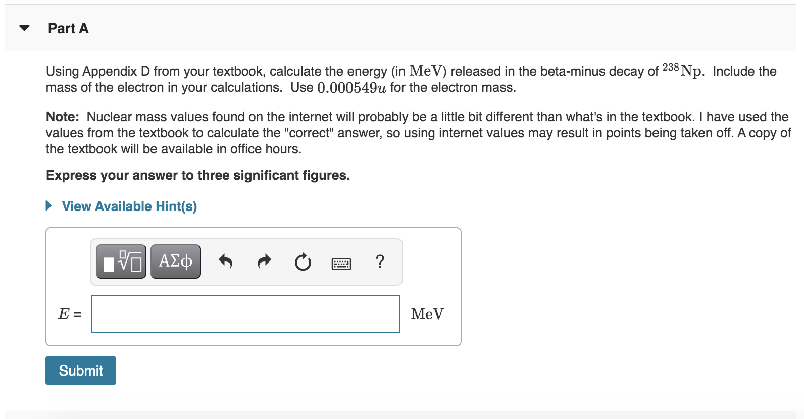 Solved Part A Using Appendix D From Your Textbook Calculate 