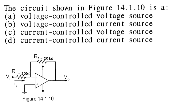 Solved The Circuit Shown In Figure 14 1 10 Is A A