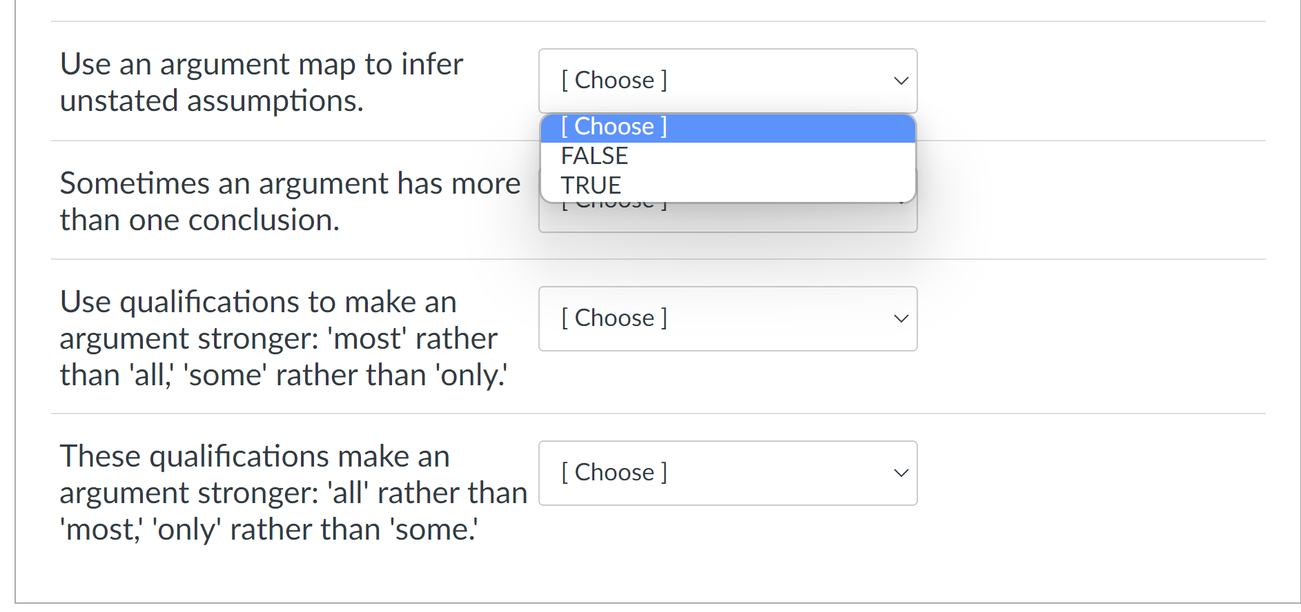 Solved Use an argument map to infer unstated assumptions. | Chegg.com