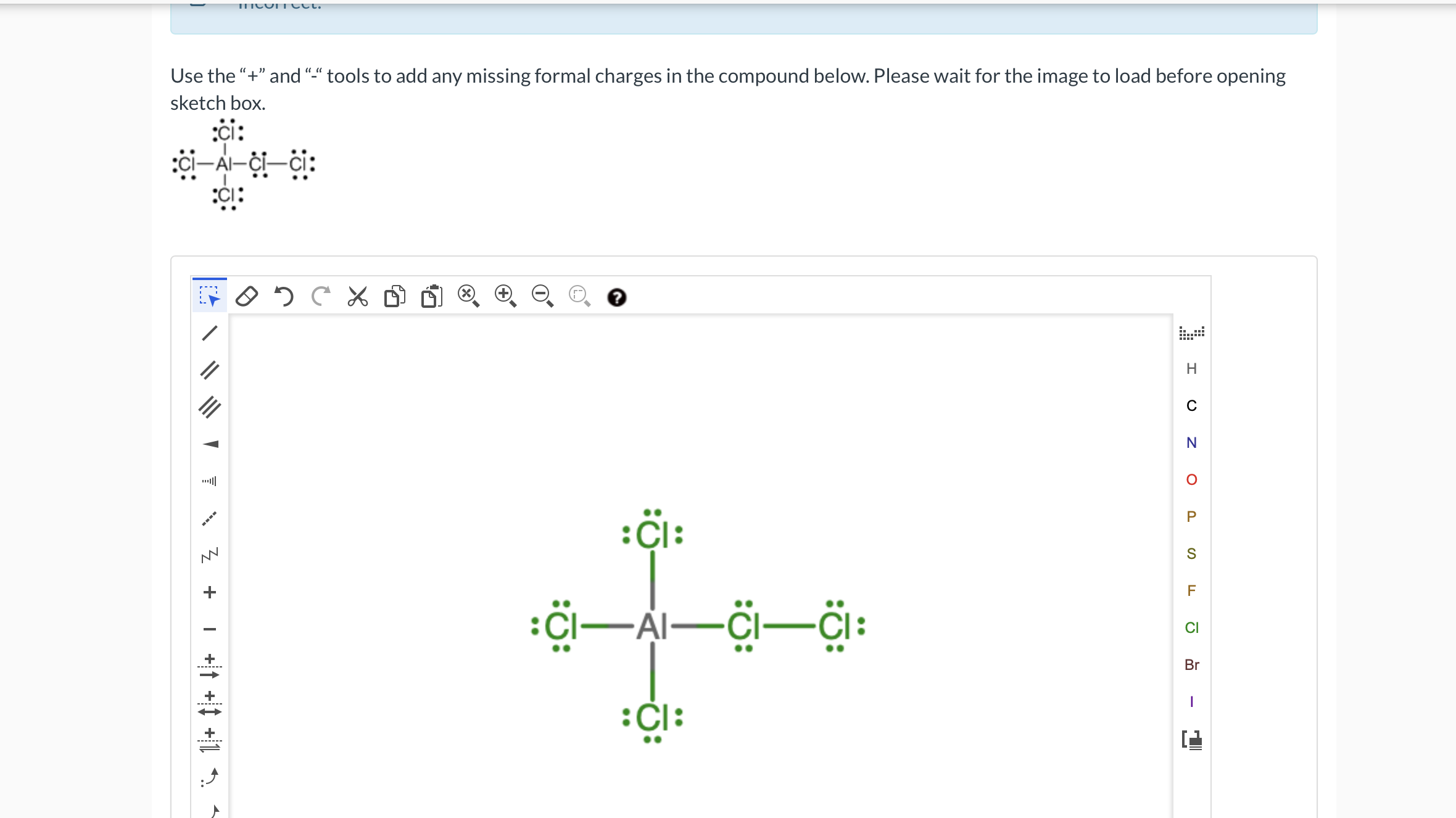 Solved Use the \"+\" and \"-\" tools to add any missing | Chegg.com