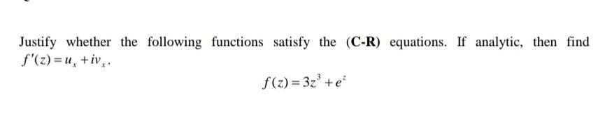 Solved Justify whether the following functions satisfy the | Chegg.com