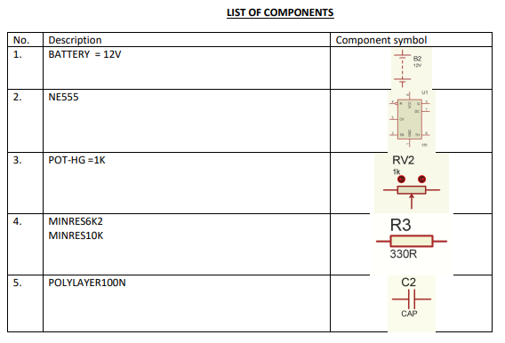 Solved BAT1 12V 5 LAB 2: 555 Circuit U1 N 8 VCC RV1 CV 1k 6 | Chegg.com