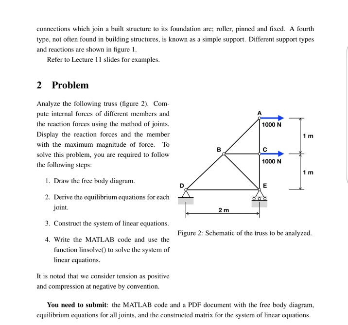 1 Truss A truss is a structure that typically | Chegg.com