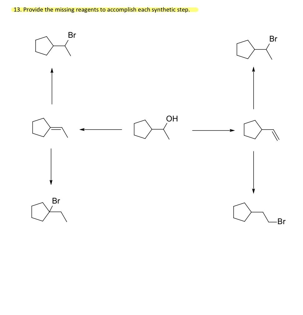 Solved 10. What reaction do these conditions promote on an | Chegg.com