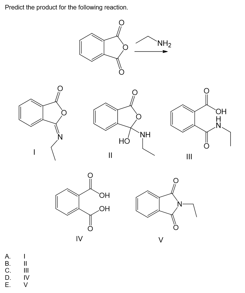 Solved Predict the product for the following reaction. NH2 | Chegg.com