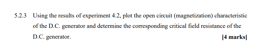 Solved 2.3 Using the results of experiment 4.2, plot the | Chegg.com