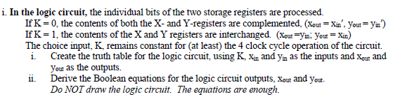 Solved The serial Boolean logic unit shown consists of two | Chegg.com