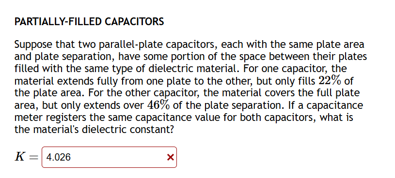 Solved by an EXPERT PARTIALLY-FILLED CAPACITORSSuppose that two | Chegg.com