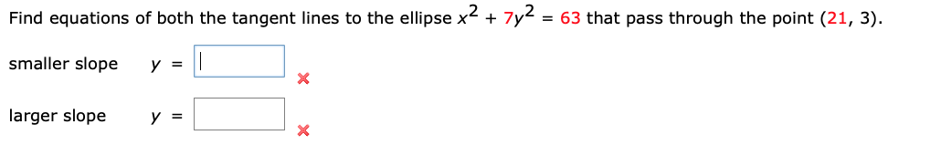 Solved Find equations of both the tangent lines to the | Chegg.com