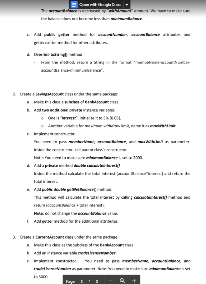 Solved Create a Banking System, where a user can create new | Chegg.com