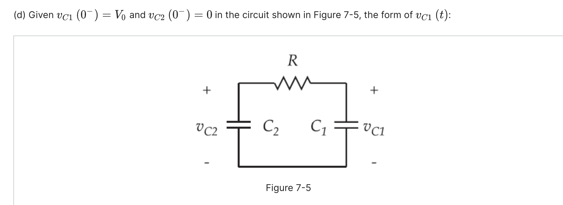 Solved Consider each of the following circuits and match the | Chegg.com