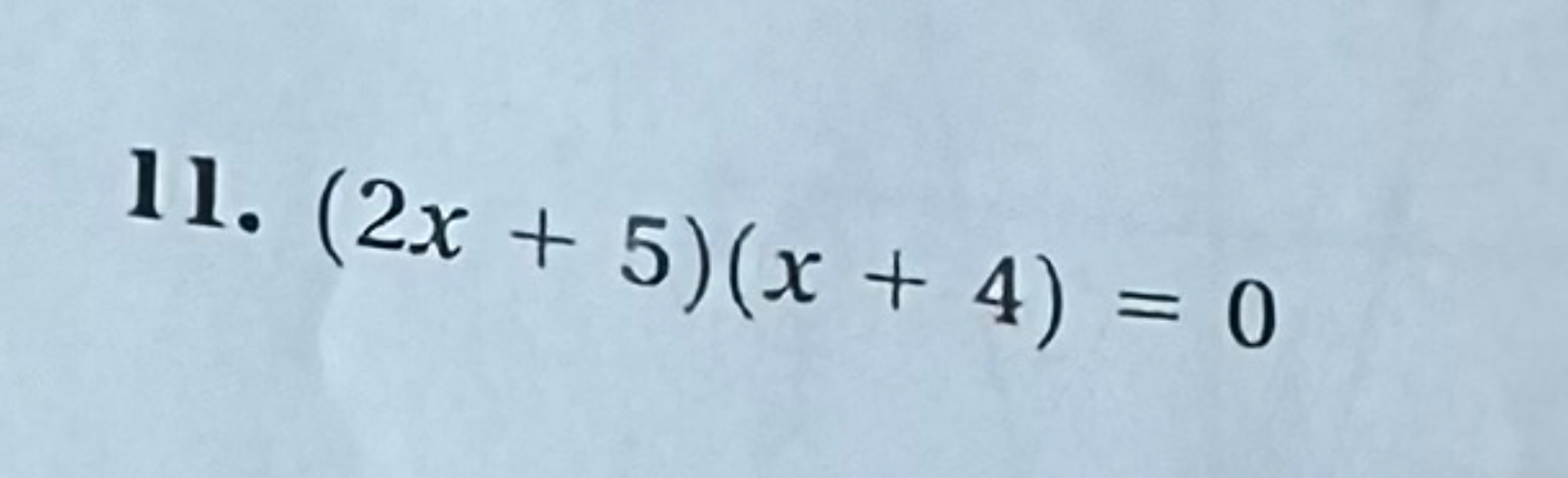 Solved (2x+5)(x+4)=0 | Chegg.com