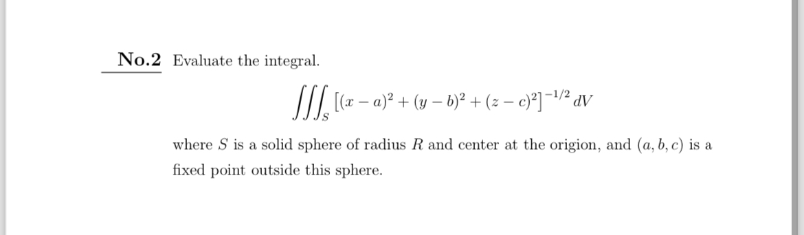 Solved No.2 Evaluate the integral. | Chegg.com