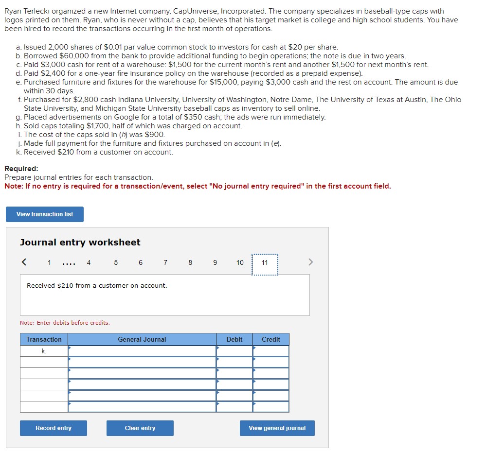 Solved Ryan Terlecki organized a new Internet company, | Chegg.com