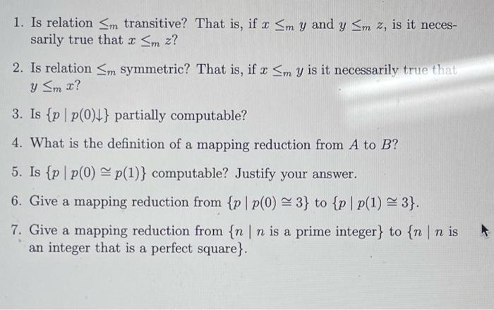 Solved 1. Is relation | Chegg.com
