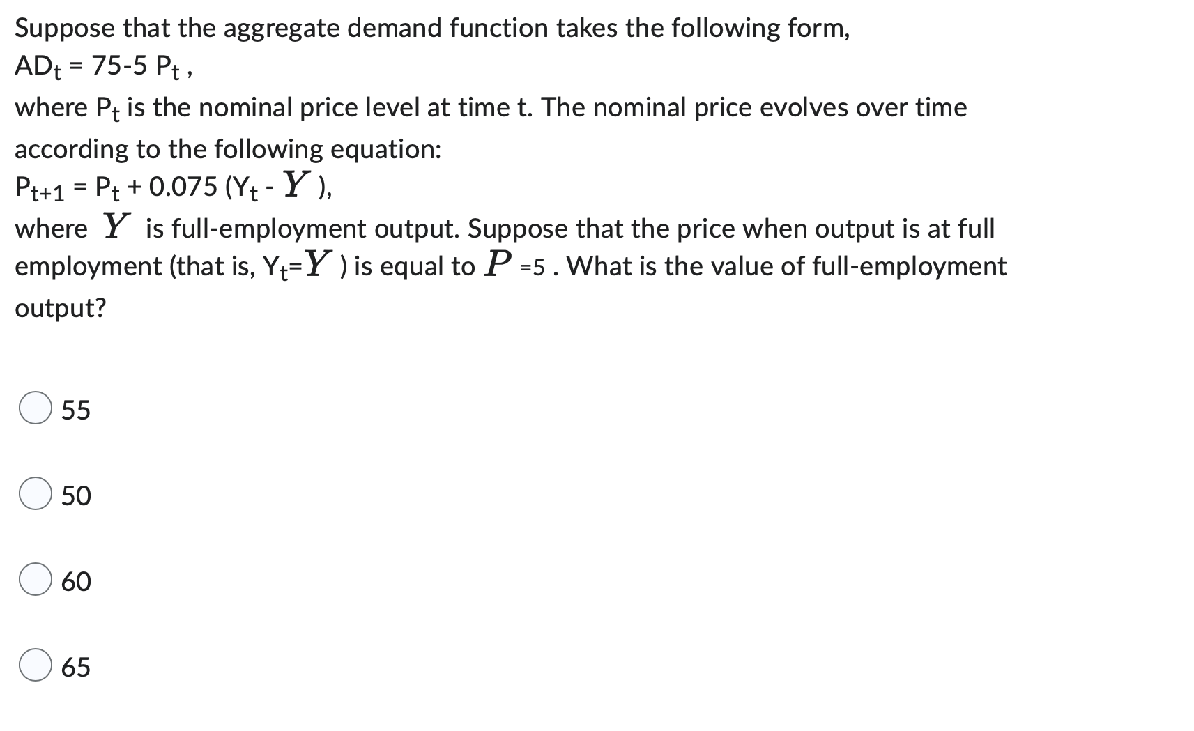 High Quality SOLUTION Suppose that the aggregate demand function takes the | Chegg.com
