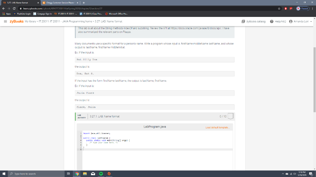Solved: Many Documents Use A Specific Format For A Person'... | Chegg.com
