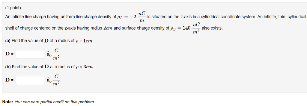 Solved An infinite line charge having uniform line charge | Chegg.com Solved An infinite line charge having uniform line charge | Chegg.com