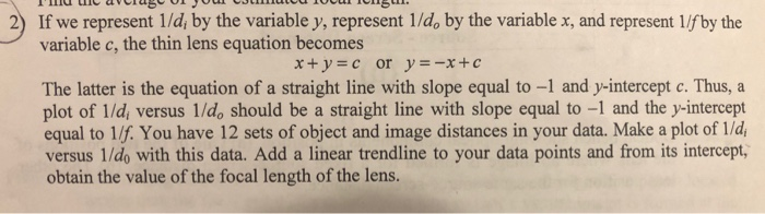 Solved 3) The magnitude of the lateral magnification is | Chegg.com