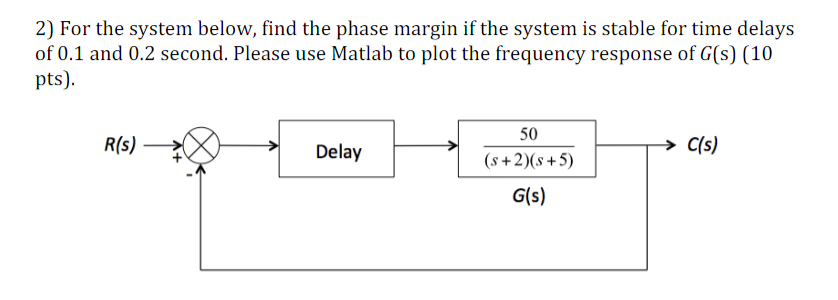 Solved Problem 1 (15 pts) 1) Assume that a system below has | Chegg.com
