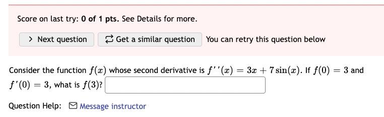 Solved Score on last try: 0 of 1 pts. See Details for more. | Chegg.com