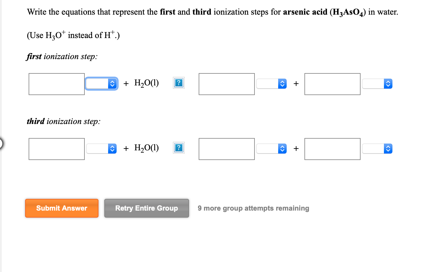 Solved Write the equations that represent the first and | Chegg.com