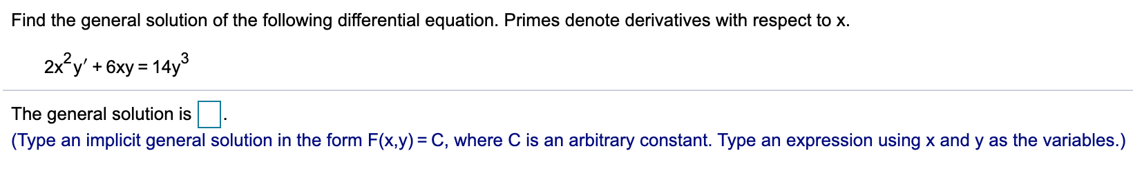 Solved Find the general solution of the following | Chegg.com