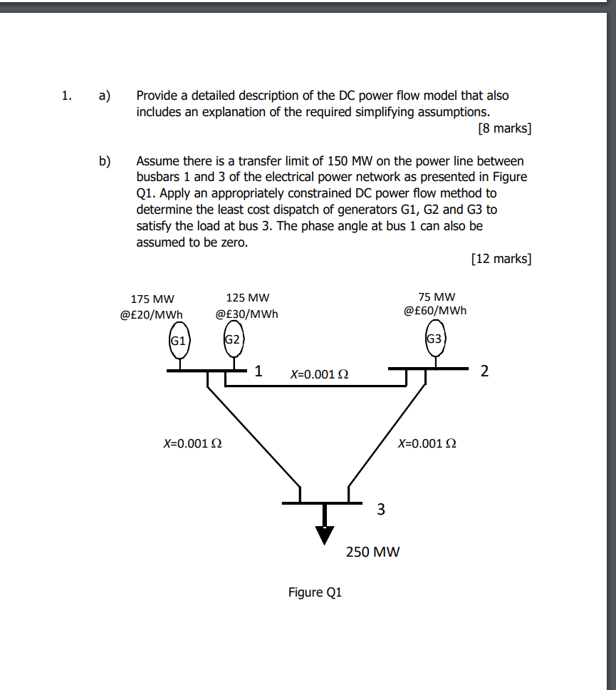 a) ﻿Provide a detailed description of the DC power | Chegg.com
