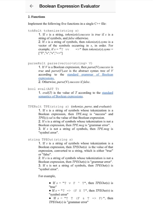 ← Boolean Expression Evaluator 2 Functions Implement 3144