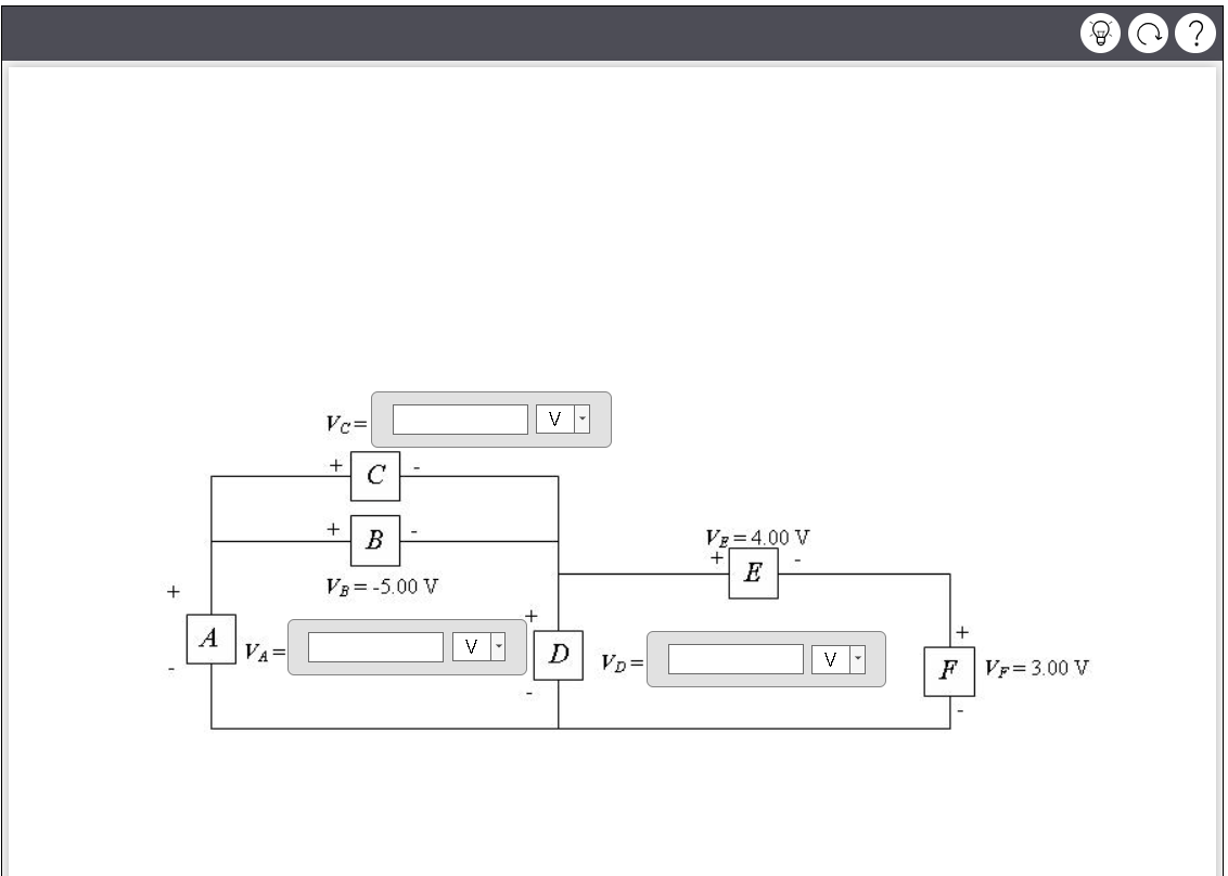 Solved For the circuit shown, solve for VA , VC , and VD | Chegg.com Solved For the circuit shown, solve for VA , VC , and VD | Chegg.com